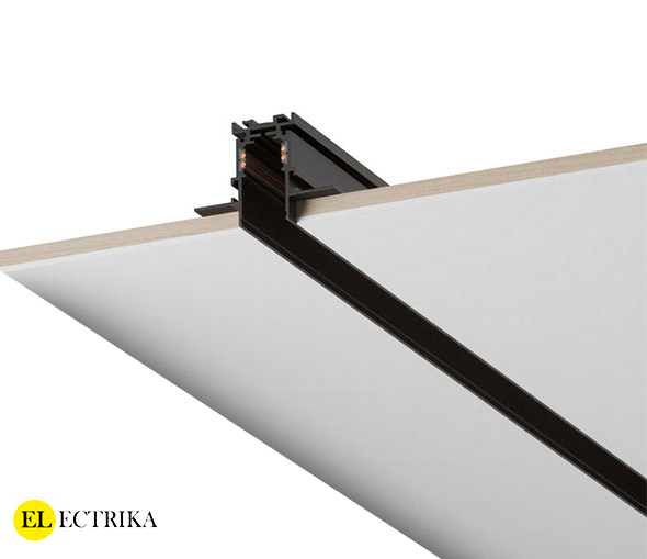 Electrica 24V 20S built-in 2000mm magnetic rail black